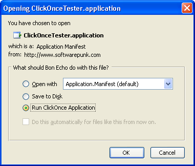 A Better Way for ClickOnce and FireFox - Scott Hanselman's Blog
